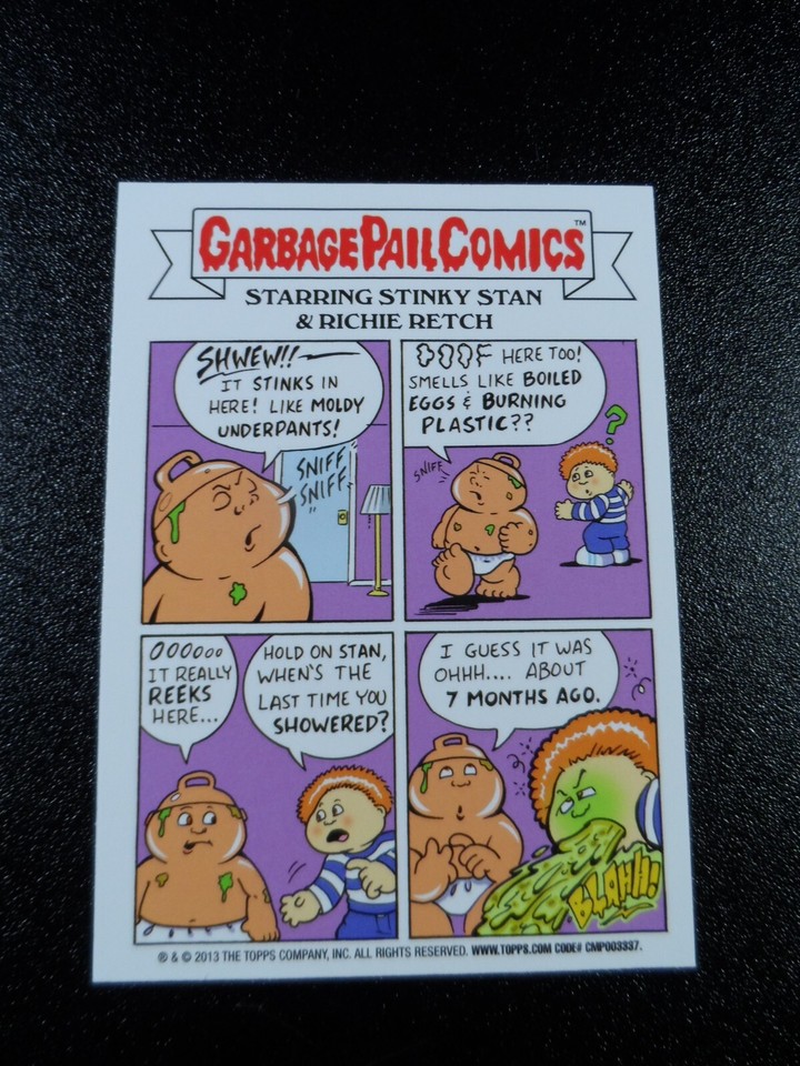 Dead Ted Jay Decay Pizza Delivery Spoof Deliver Roy Garbage Pail Kids ...