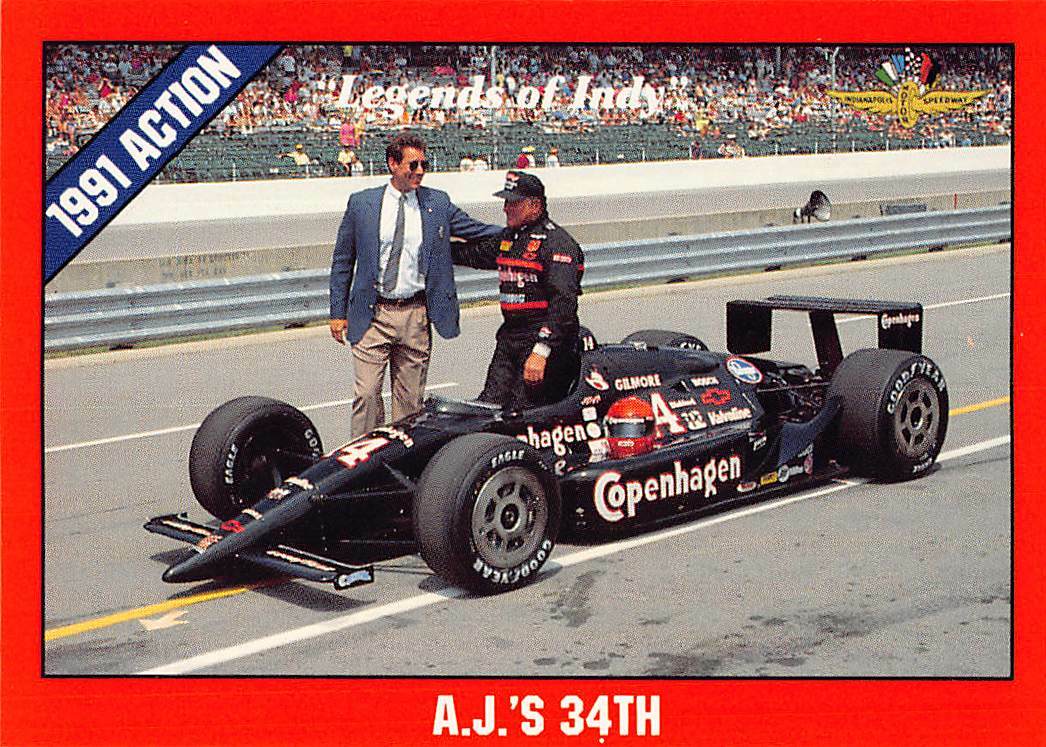 Legends of Indy Trading Card #57 A.J.'S 34TH Indianapolis 500 | eBay