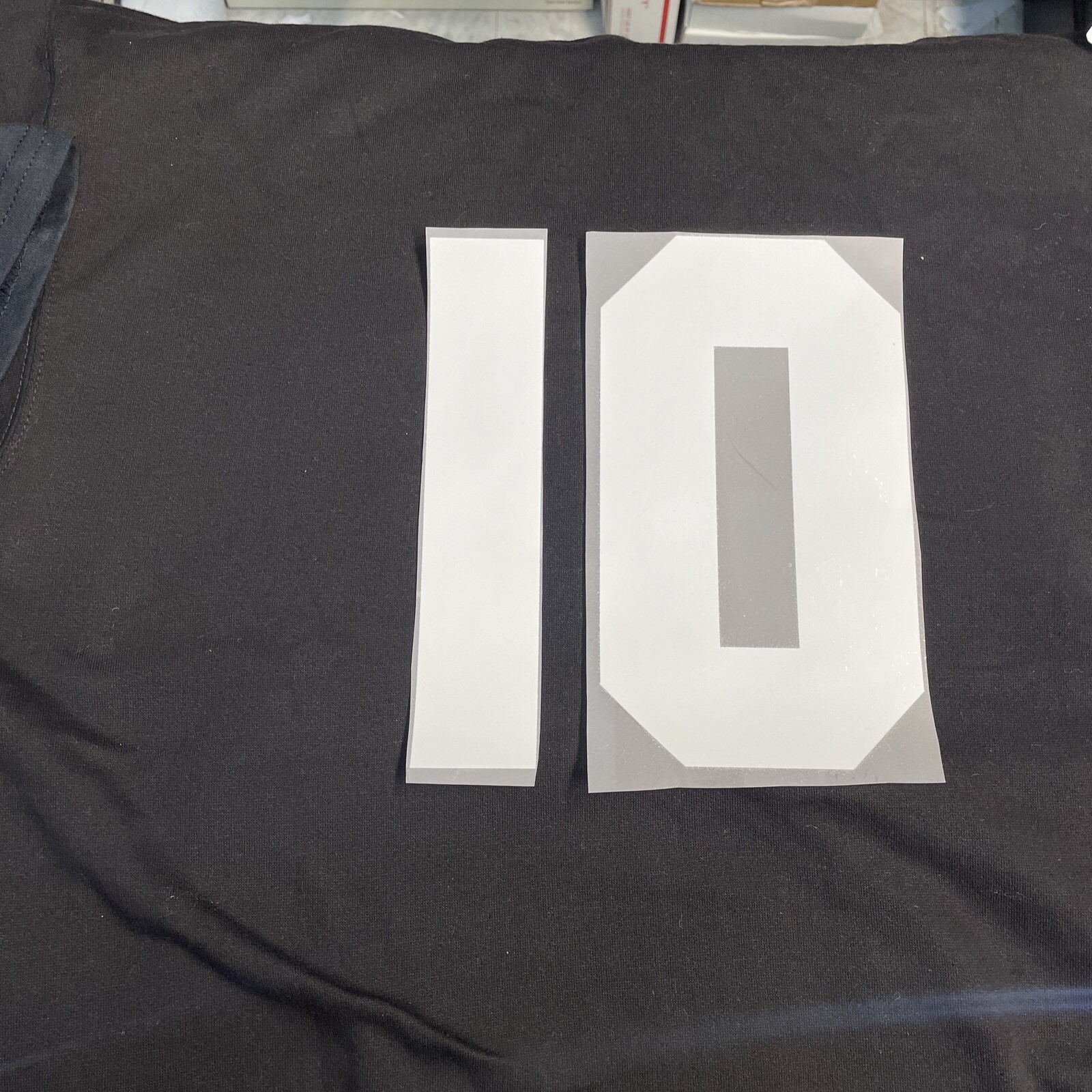 Ready To Press DTF Transfer Custom Numbers 0-9 Single Digit - Iron On ...