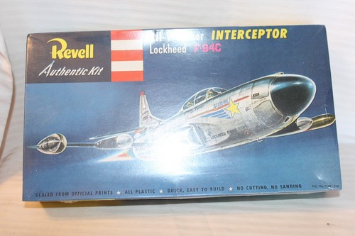 1/56 Scale Revell, Lockheed F-94C Interceptor Airplane Kit, #H-210 BN ...