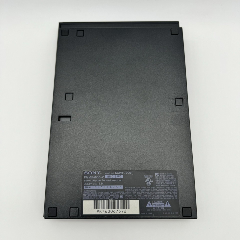 PlayStation 2 Slim Replacement Console PS2 Game System Only - Fully ...