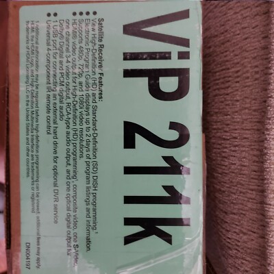 Dish Network ViP211K Satellite TV Receiver ViP 211k for RV's, Home, and ...