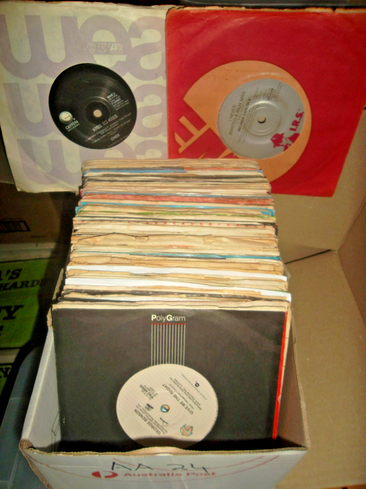 bulk lot 100 45s vinyl records 70s to 80s lot AA24 | eBay Australia