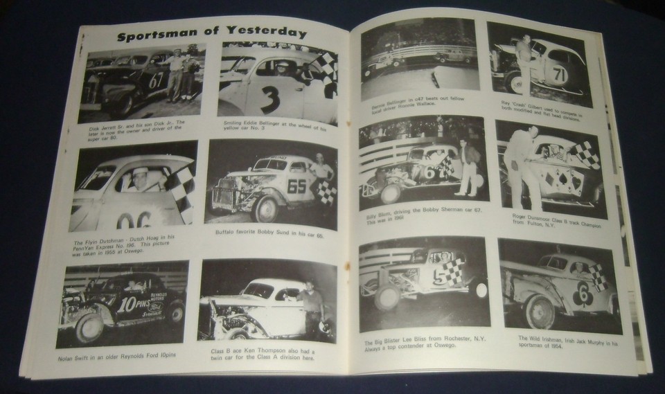 1969 Oswego Speedway Modified Sportsman 150 Program Jim Shampine Jack ...