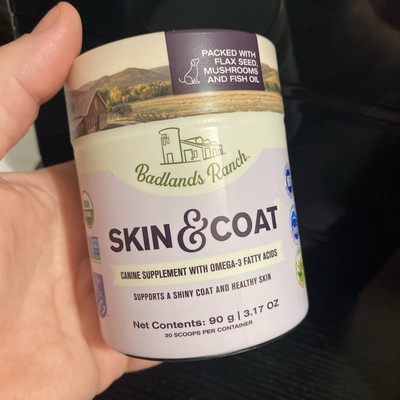 Badlands Ranch Skin & Coat Canine Supplement Omega-3 Fatty Acids ...