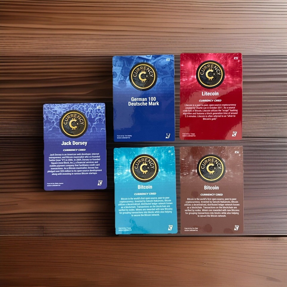 Cardsmiths Currency Series S4 Bitcoin 5Pack From Mega Box Crypto ...