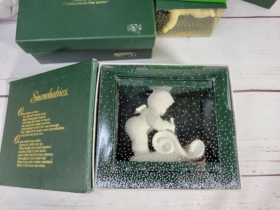 Snowbabies Dept. 56 Retired Vintage Figurines Rare Collection Lot Of 16 ...