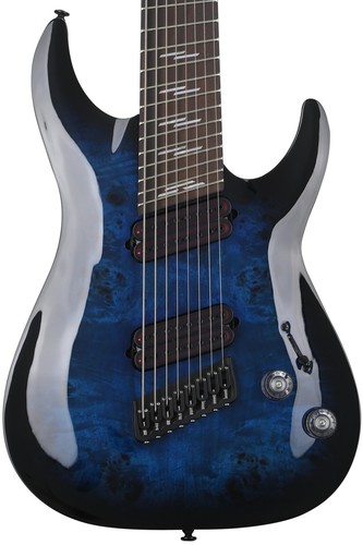 Schecter Omen Elite-8 Multiscale 8-string Electric Guitar - See Through ...