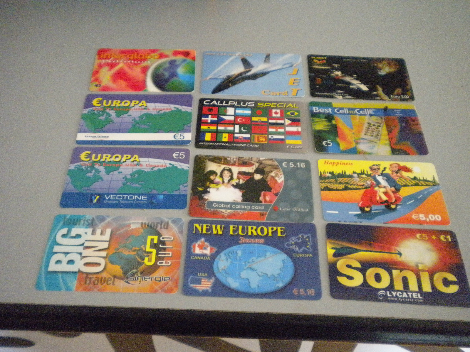 Lot Of 12 International Phone Cards As Per Photo, All Different | eBay UK
