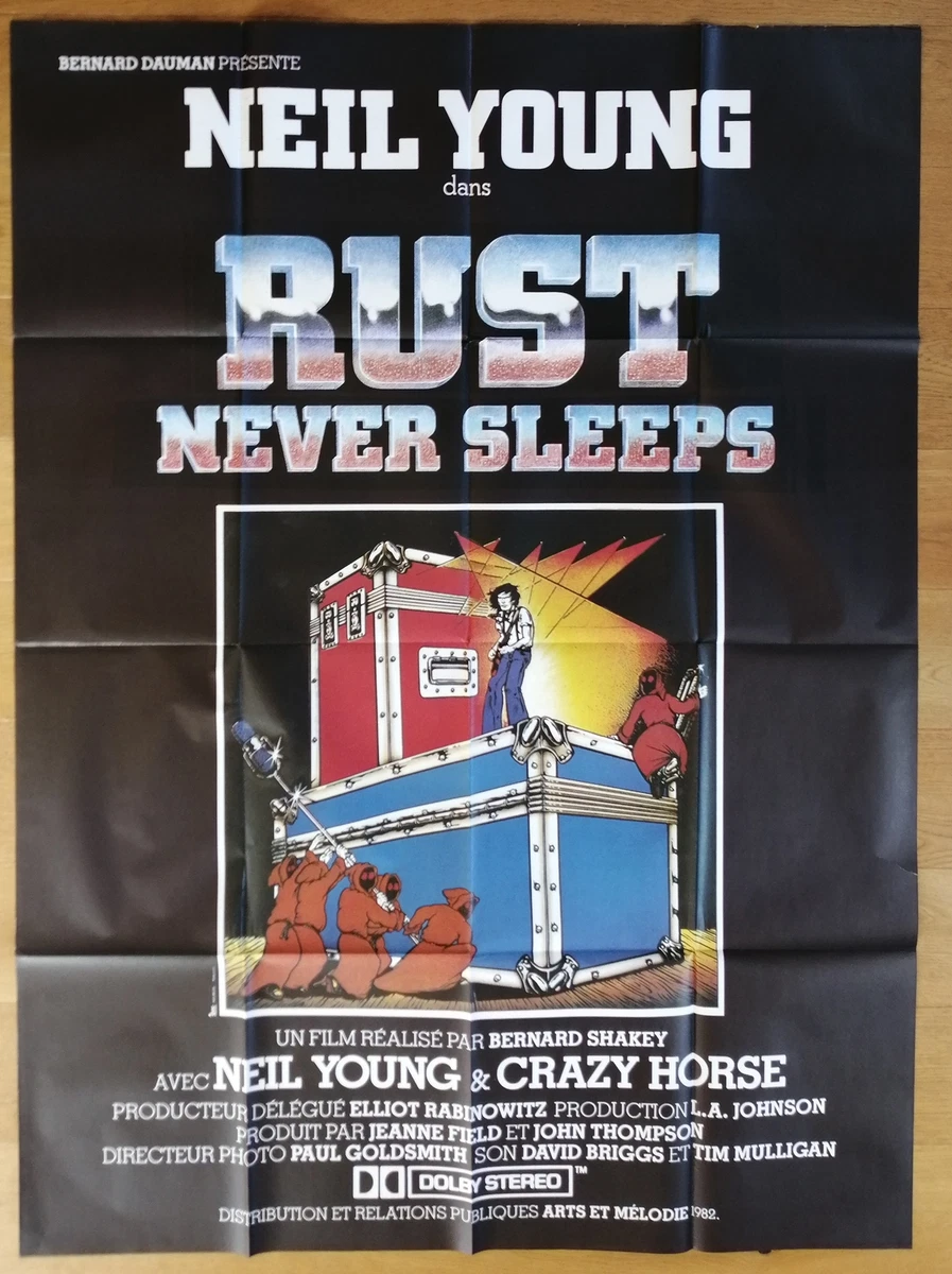 Neil Young Rust Never Sleeps Poster