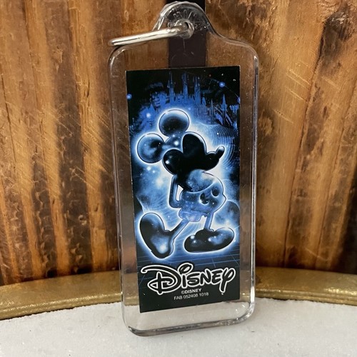 Vintage 90's ~ MICKEY MOUSE ~ Rectangle DISNEY Acrylic Keychain | eBay