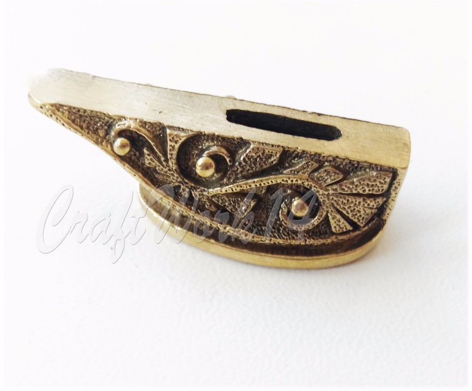 NEW WILD BOAR Knife Pommel + Finger Guard BRONZE Knives Making Handle ...