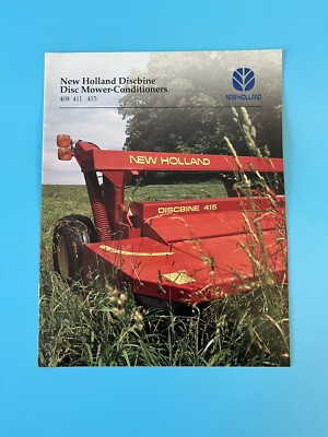 Vintage New Holland Discbine Disc Mower-Conditioners 408/411/415 Buyers ...