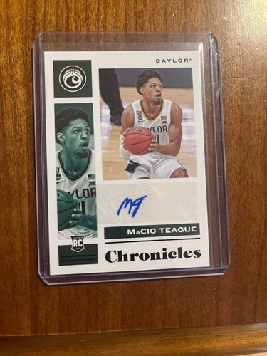2021 MACIO TEAGUE Panini Chronicles Auto RC CR-MCT SP | eBay