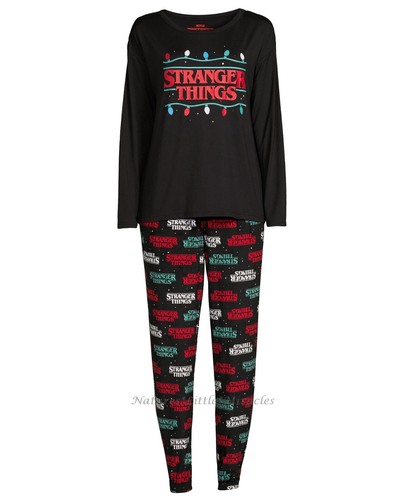 Stranger Things Womens Pajamas Set Size XL -3X Plus Shirt Pants ...