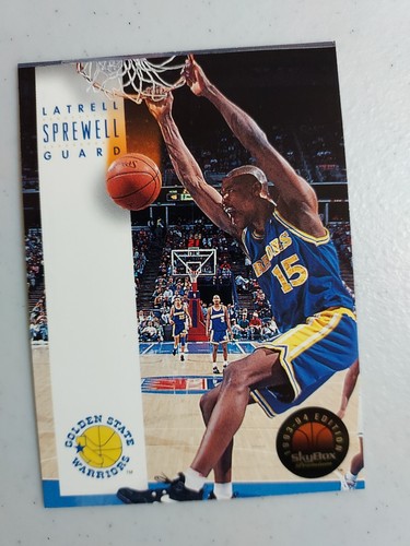 1993-94 Skybox Premium # 78 Latrell Sprewell Golden State Warriors NBA ...