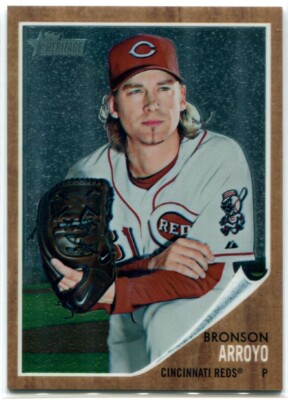 BRONSON ARROYO 2011 Topps Heritage CHROME Baseball #C25 /1962 | eBay