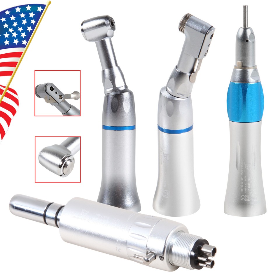 NSK Style Dental Slow Low Speed Handpiece Straight Contra Angle Air ...