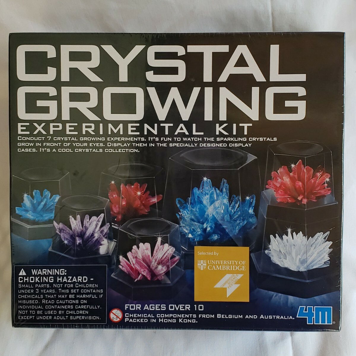 4M Crystal Growing Experimental Science Kit Lab for Kids 7 Different ...