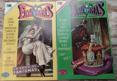 Fantomas La Amenaza Elegante #17 #18 Mexico Spanish 1969 Comic Book | eBay