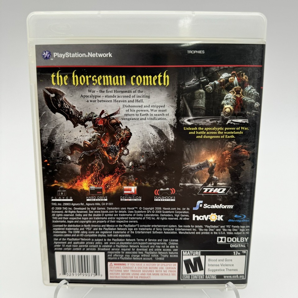 Darksiders - PlayStation 3 PS3 - Complete CIB 854436004633 | eBay