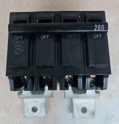 GE THQMV200 Main Circuit Breaker 200AMP 240V 22KA General Electric | eBay