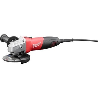 Milwaukee 6130-33 120V AC 7 Amp 4-1/2"Small Angle Grinder with Spanner ...