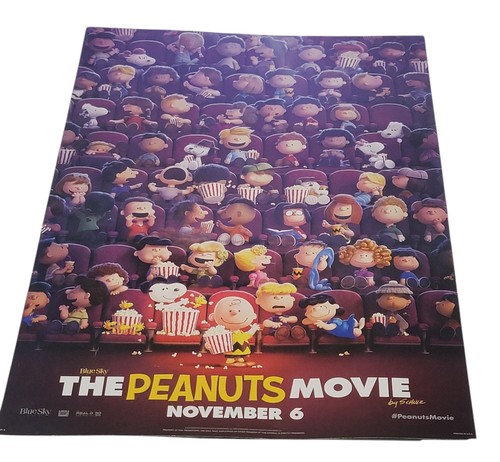 THE PEANUTS MOVIE 13x19 Glossy Photo Movie Poster Double Sided New Old ...