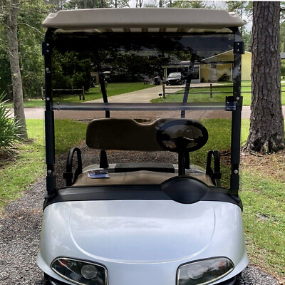 For 2020 E-Z-GO RXV Golf Cart Windshield Folding Tinted Windscreen ...
