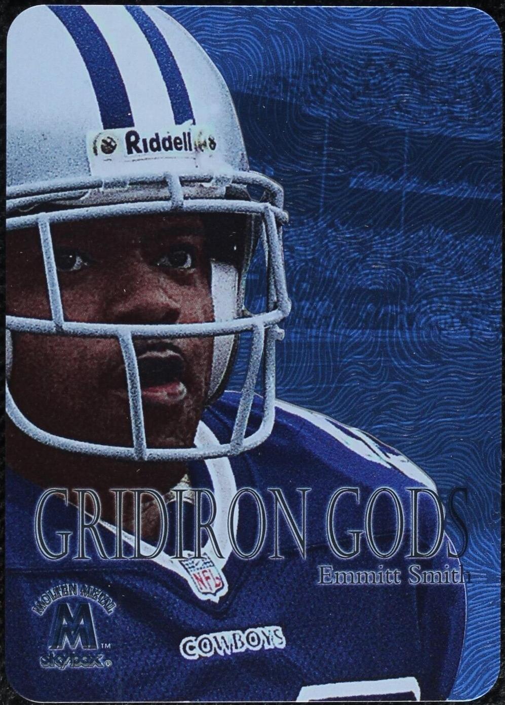 1999 Skybox Molten Metal - Gridiron Gods Emmitt Smith #12GG Blue /99 ...