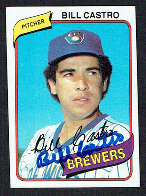 Bill Castro #303 signed autograph auto 1980 Topps Baseball Trading Card ...