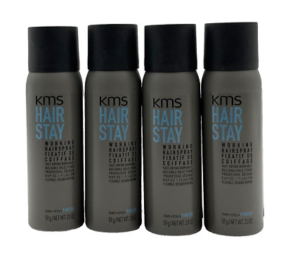 kms HAIRSTAY working spray travel size 2.1 oz-4 Pack | eBay