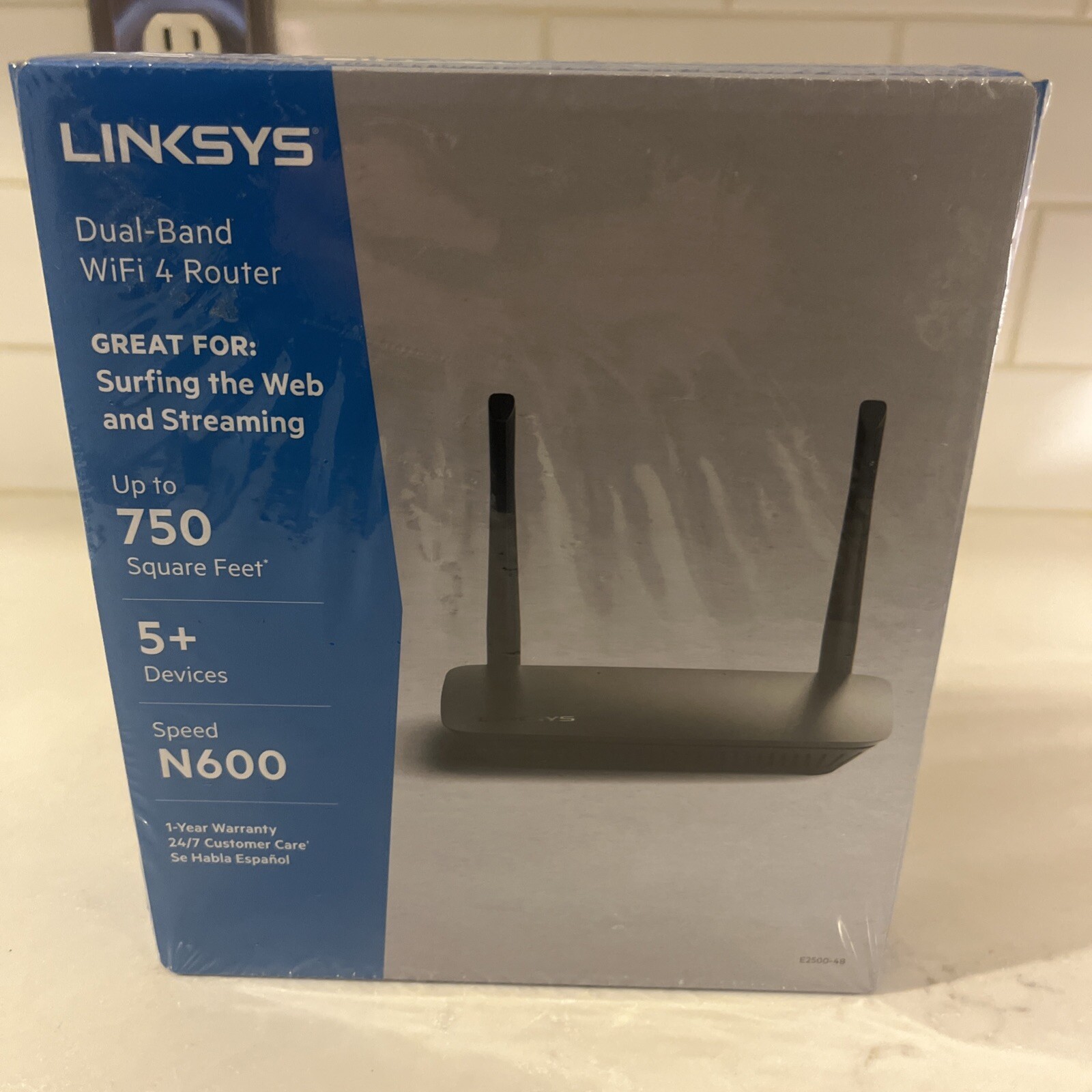 Linksys N600 Dual Band WiFi 4 Router E2500-4B Brand New Sealed | eBay