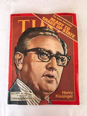 Time Magazine Henry Kissinger Cover 1973 | eBay