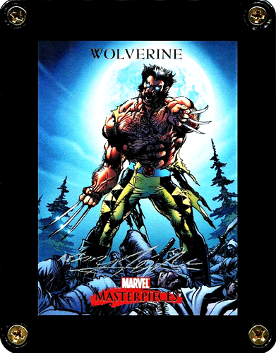 MARVEL MASTERPIECES 2007 WOLVERINE CARD 90 SIGNED BY ARTIST NEAL ADAMS ...