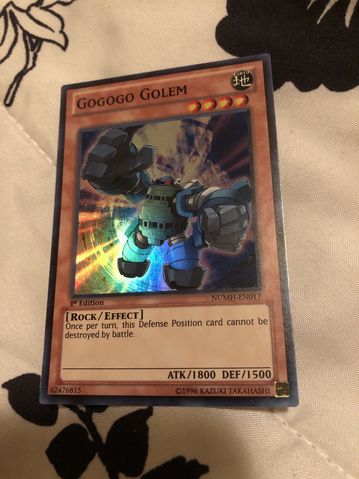 Yu-Gi-Oh Gogogo Golem Super Rare Numh-en017 1st Edition NM | eBay