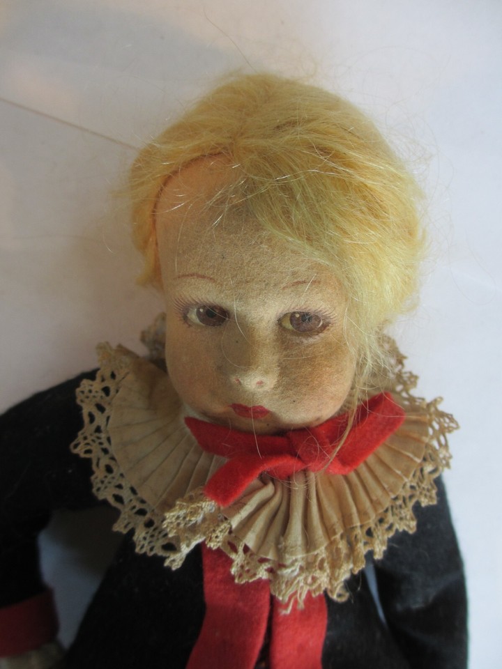VINTAGE 1930’S LENCI FELT DOLL COUNTESS CONTESSA MAFFEI ORIGINAL TAGS ...