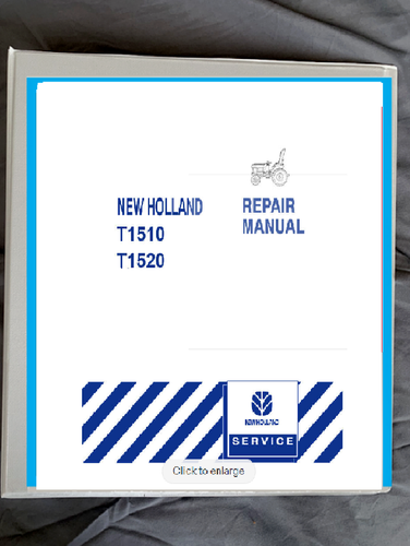 New Holland T1510 T1520 TRACTOR SERVICE REPAIR MANUAL PRINTED WITH ...
