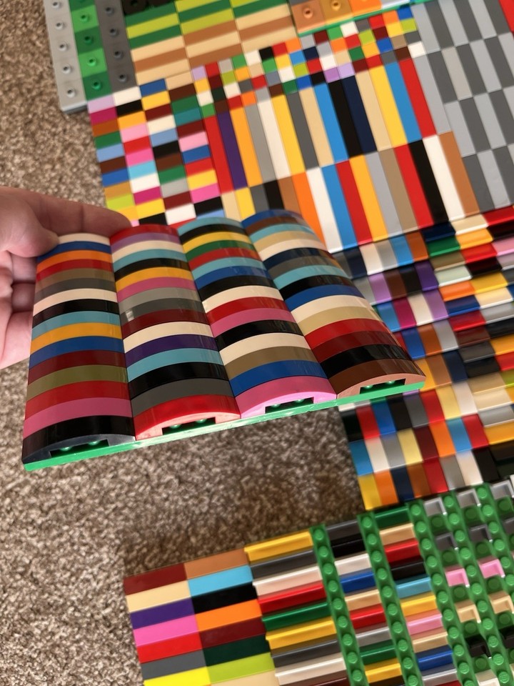 Lego Tiles Bricks, Flat Tiles Bundle Job Lot Mixed Colours | eBay UK