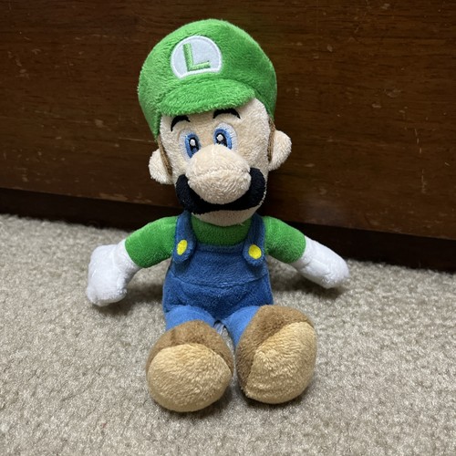 Official Nintendo Super Mario Bros Wii Luigi Plush 2010 Rare HTF Tagged ...