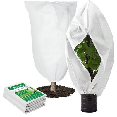 Outdoor Winter Plant Covers With Drawstring- Frost Protection for ...