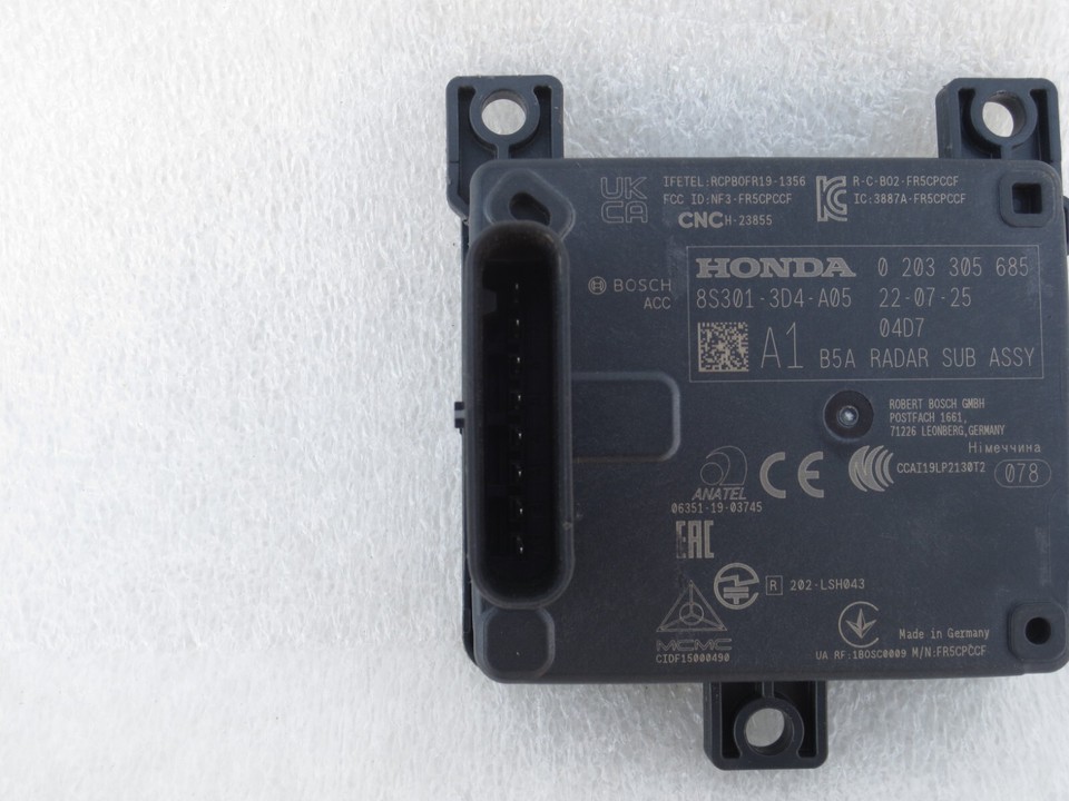 🔄2023-2024 Honda CRV OEM Adaptive Cruise Control Radar Module Distance ...