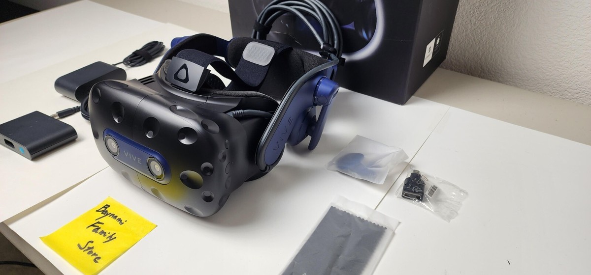 🔥 HTC Vive Pro 2 VR 🔥 Headset + Link Box + Cables - A+ 🔥 HTC Vive Pro 2 VR 🔥 Headset + Link Box + Cables - A+