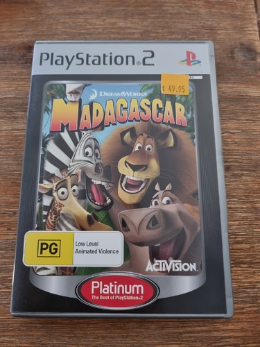 Madagascar Sony PlayStation 2 Complete PAL Game Ps2 Very Good for sale ...