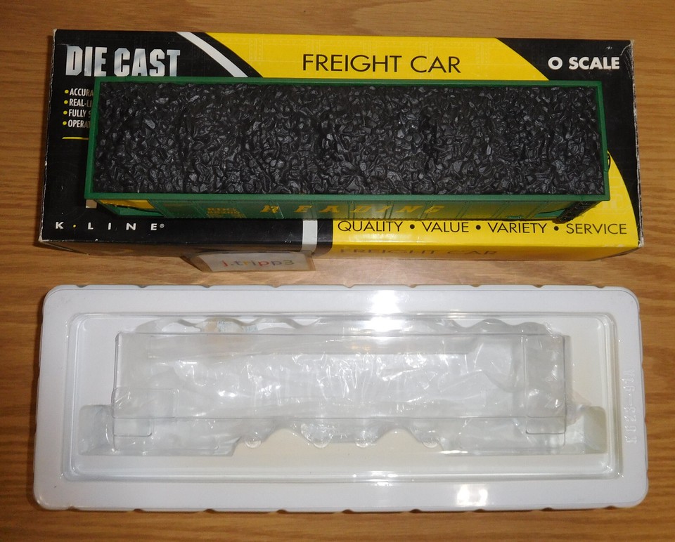 K-LINE K623-1941 READING RDG DIE-CAST O SCALE 4-BAY COAL HOPPER TRAIN ...