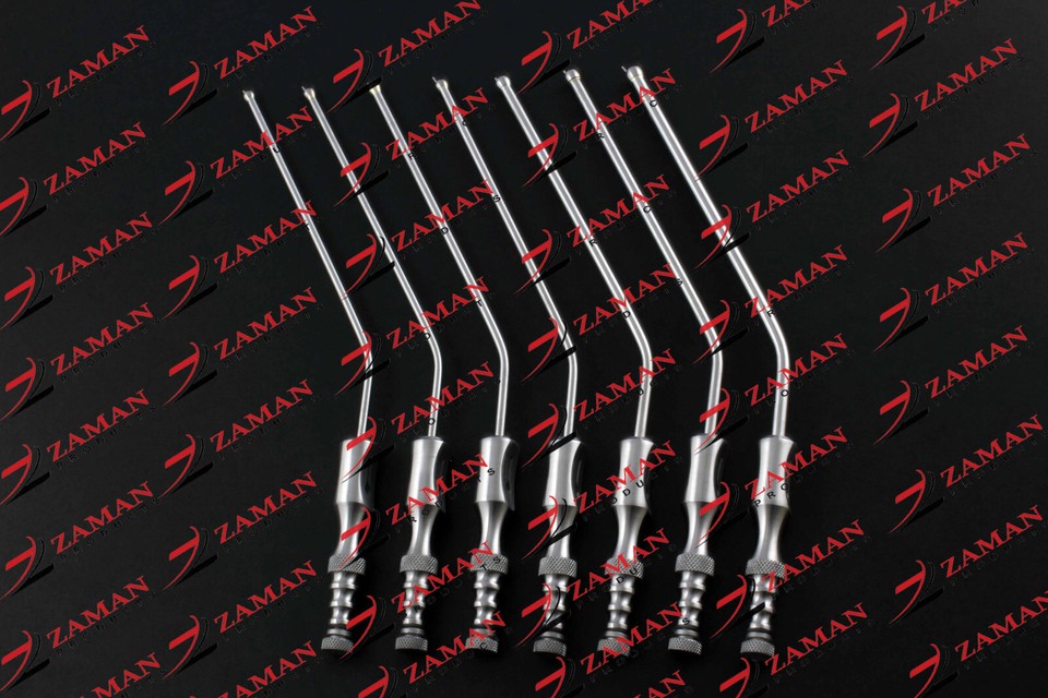 Frazier Suction Tubes With Ball Tip 6 To 12 Fr 7 PCs Set Surgical ...