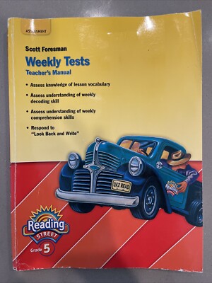 Reading Street, Grade 5, Weekly Tests, Teachers Manual - Paperback ...