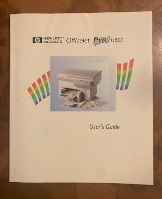 Hewlett Packard HP OfficeJet Pro 1150C User's Guide booklet manual | eBay
