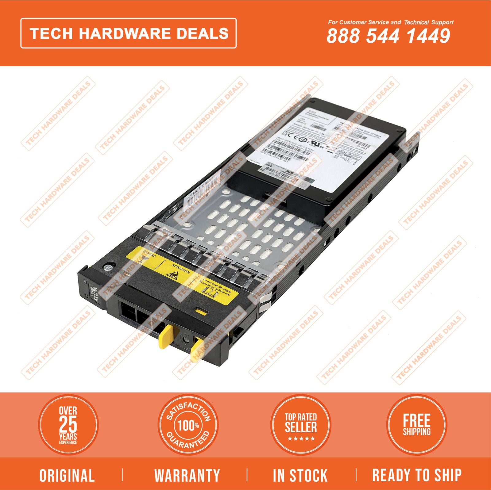 810870-001 0 Hours BULK HPE 3PAR 8000 3.84TB SW SFF SSD for sale online ...