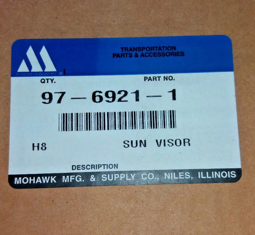 Mohawk Transportation Parts H8 Sun Visor 97-6921-1 | eBay